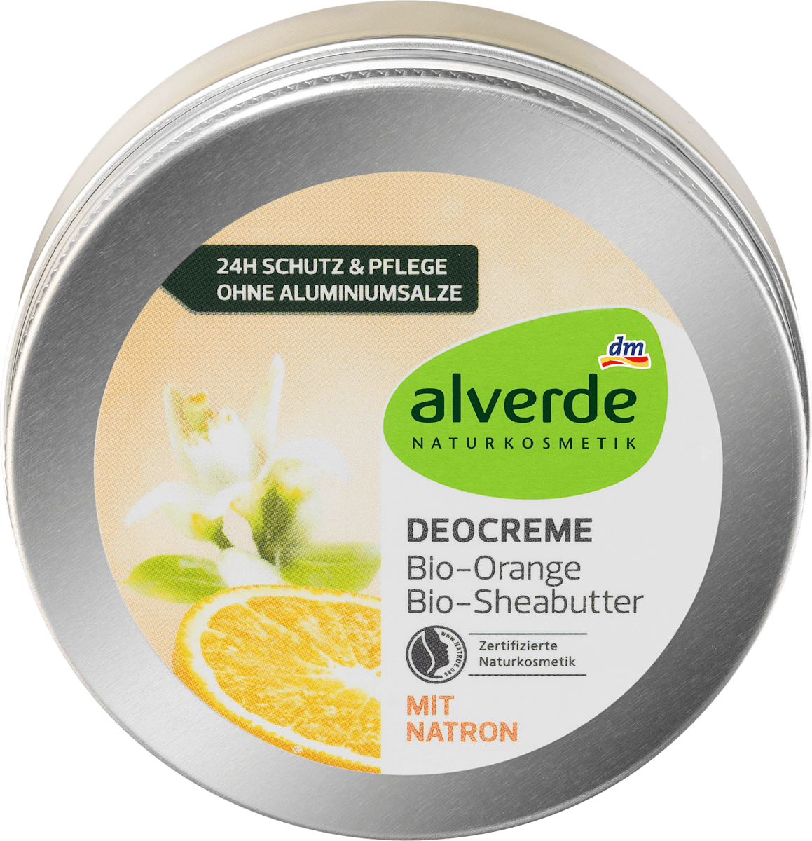 alverde NATURKOSMETIK Deo Creme Bio-Orange Bio-Sheabutter, 50 ml ...