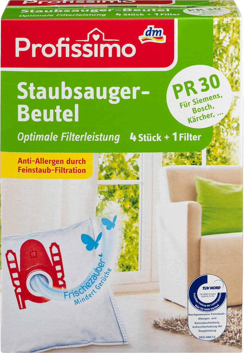 Profissimo Staubsaugerbeutel PR30, 4 St dauerhaft günstig online kaufen ...