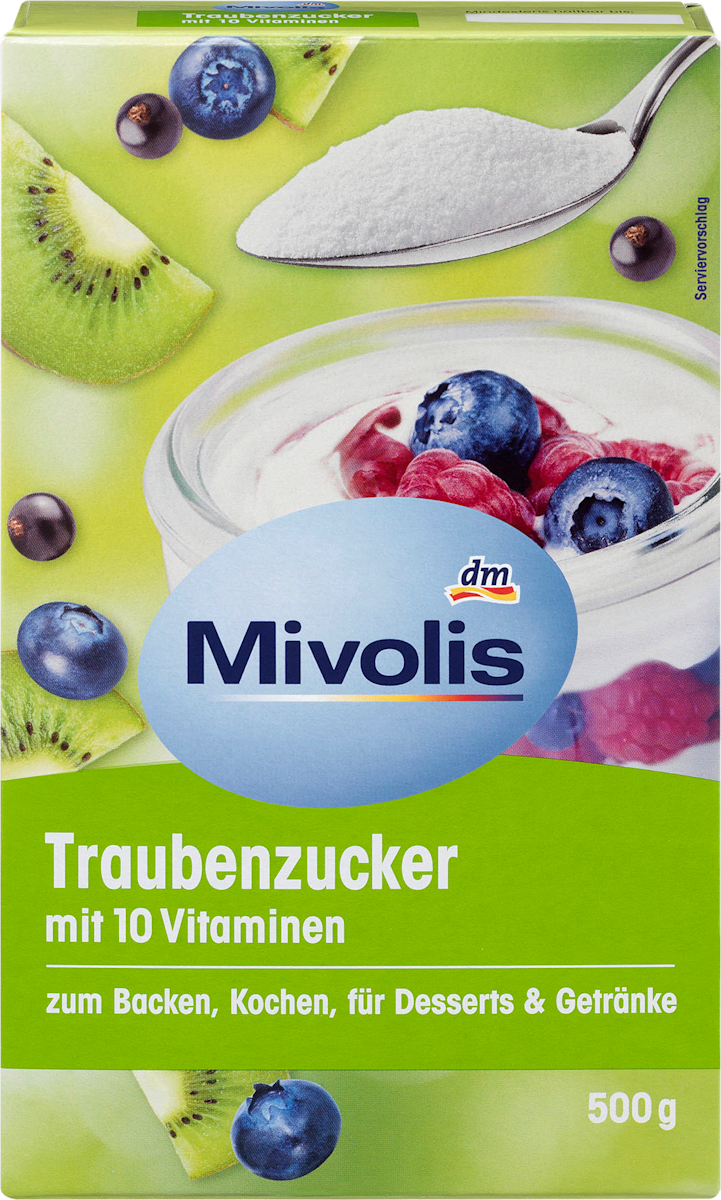 Mivolis Traubenzucker mit 10 Vitaminen, 500 g dauerhaft günstig online ...
