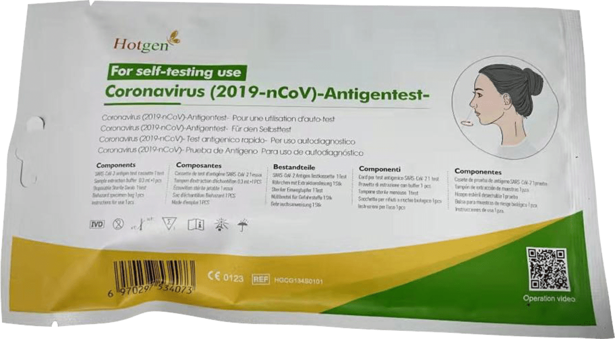 Hotgen Corona Schnelltest Selbsttest Coronavirus (2019-nCoV ...