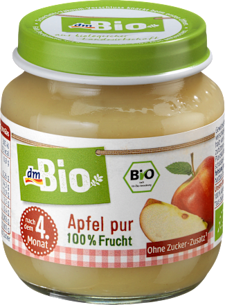 dmBio Apfel pur nach dem 4. Monat, 125 g dauerhaft günstig online ...
