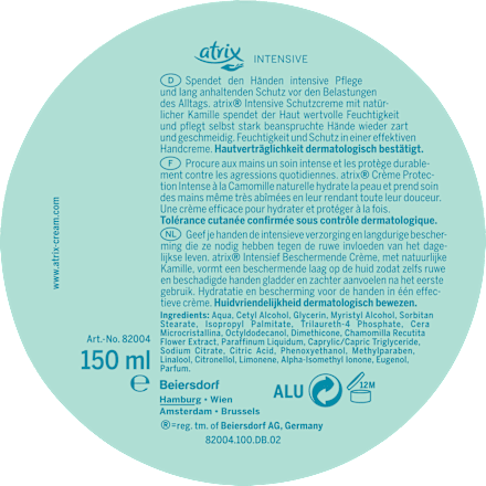 atrix Handcreme intensive Kamille Dose, 150 ml dauerhaft günstig online ...