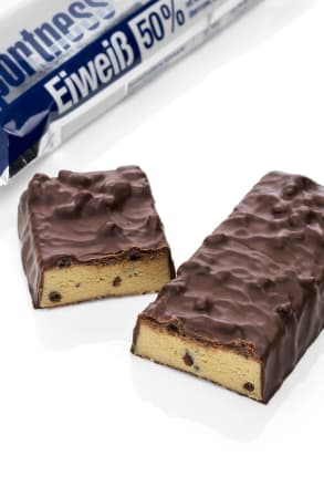 Sportness Eiweiß-Riegel 50%, Crispy-Stracciatella-Geschmack, mit ...