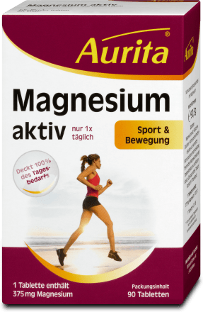 Aurita Magnesium aktiv Tabletten, 90 St | dm.at