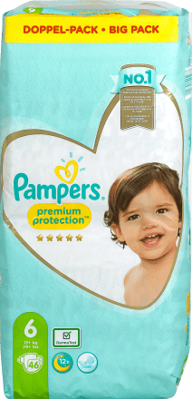 Pampers premium protection Windeln Gr. 6 (13+ kg) Big Pack, 46 St | dm.at