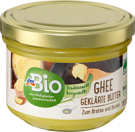 dmBio Ghee, geklärte Butter, Naturland, 180 g dauerhaft günstig online ...