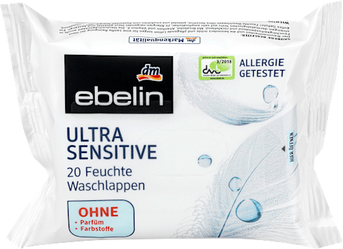 ebelin Waschlappen ultra sensitive, 20 St dauerhaft günstig online kaufen | dm.de