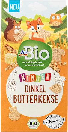 dmBio Kindersnack Dinkel Butterkeks, Demeter, 125 g dauerhaft günstig ...
